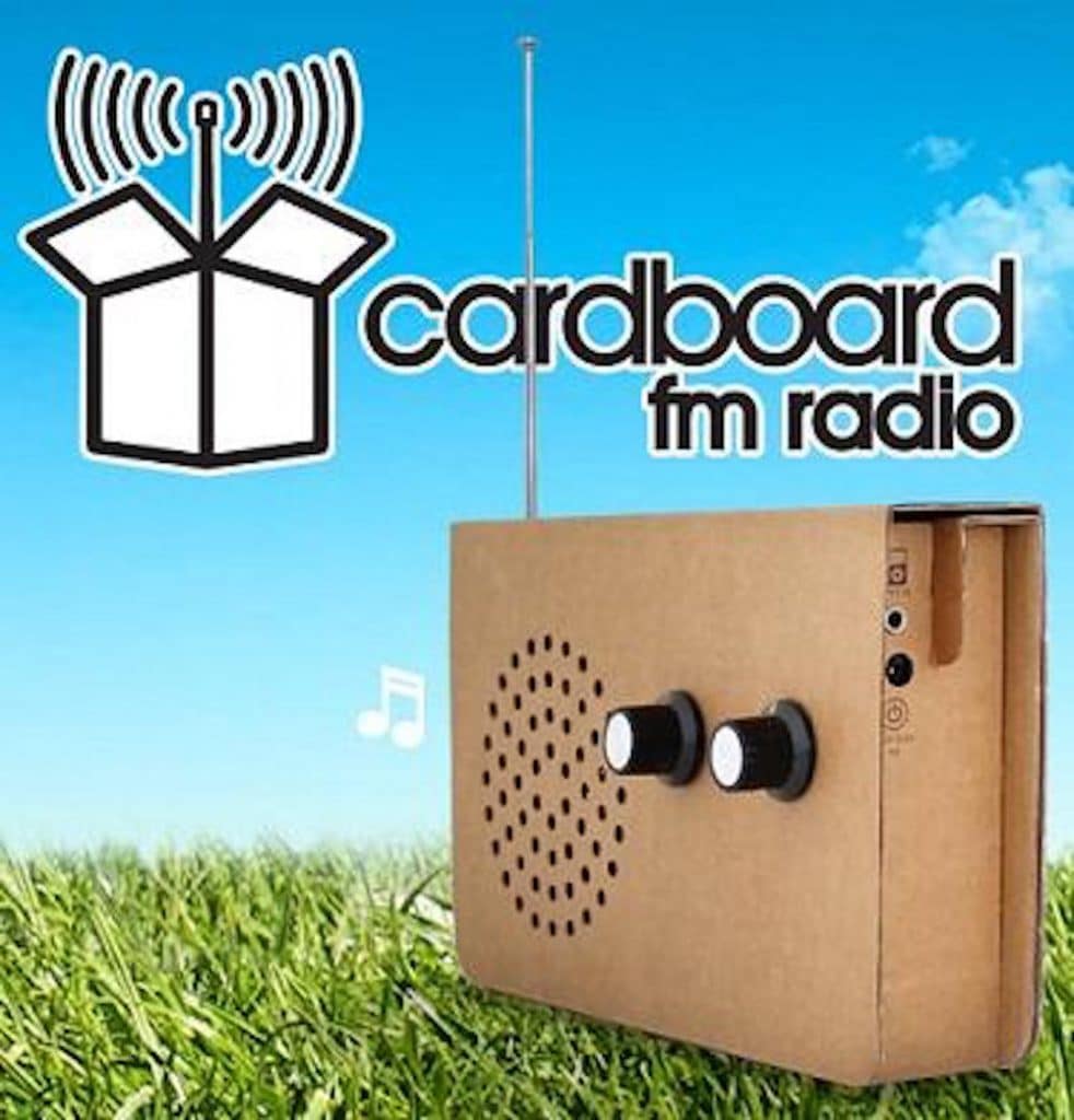 cardboard fm radio - Brilliant News