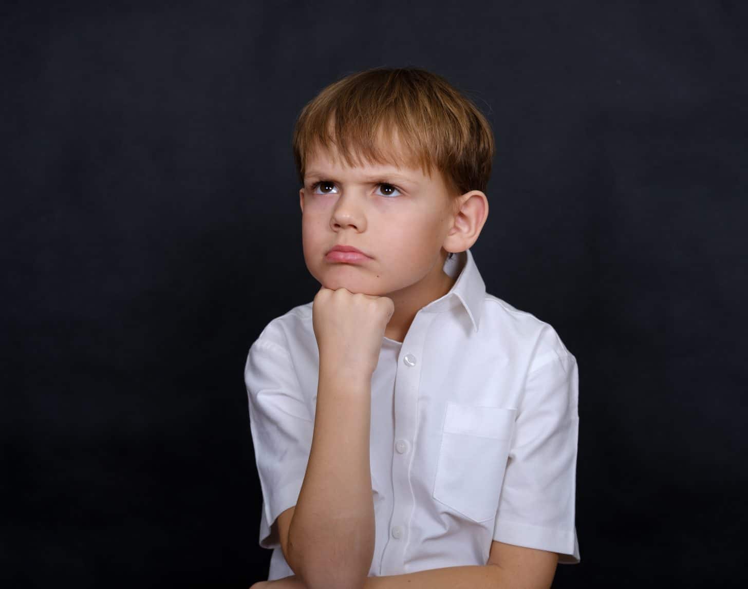 Sad Boy European Appearance Tears His - Brilliant News